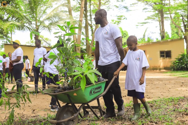 Tree planting Côte d'ivoire - Carmeuse Overseas